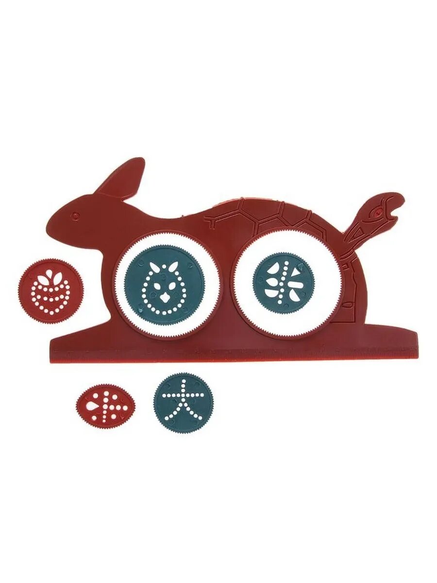 Детский спирограф с изображениями зверюшек