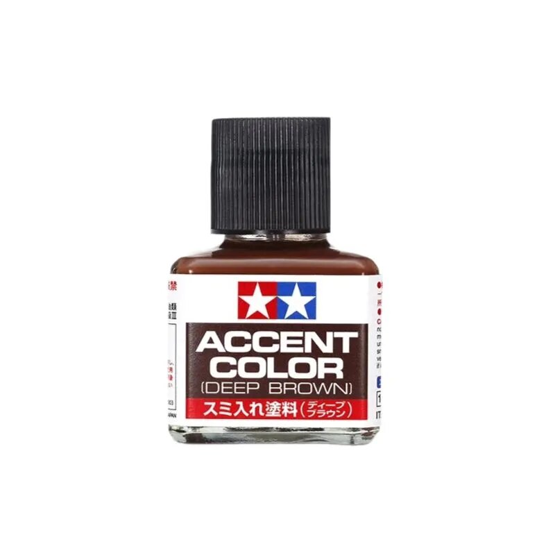 Tamiya Panel Line Accent Color Deep Brown смывка для сборных моделей, 40мл, для финальной отделки — фото 1