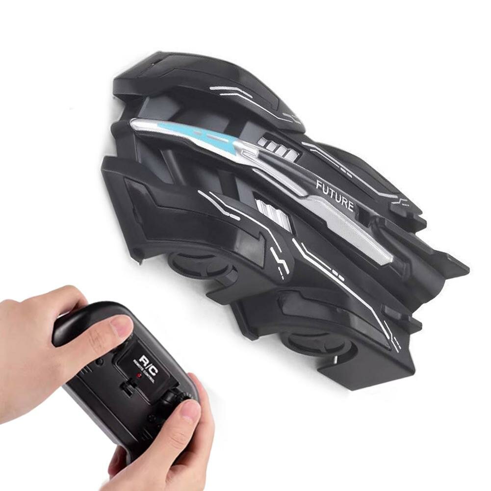 Радиоуправляемая машинка для лазания по стенам, невесомость, гонки, подъемы и езда по стенам, динамический двухрежимный режим и светодиодная подсветка, перезаряжаемая через USB электрическая гоночная игрушка