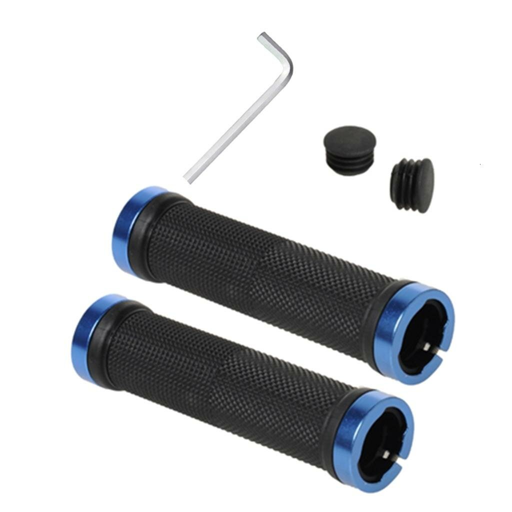 Резиновые противоскользящие рукоятки для велосипеда, Синий