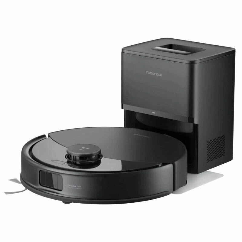 Робот-пылесос Roborock Q8 Max Pro Plus, Черный (RRA1TAL) с функцией автовыгрузки