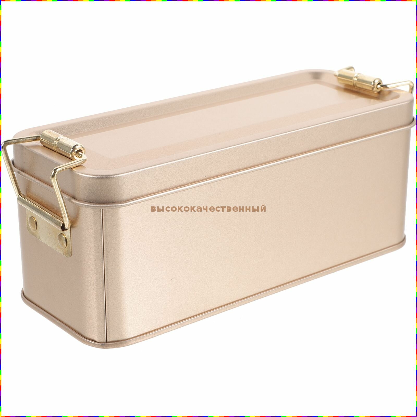 Розовая металлическая коробка для хранения печенья и снеков стильное решение для кухни