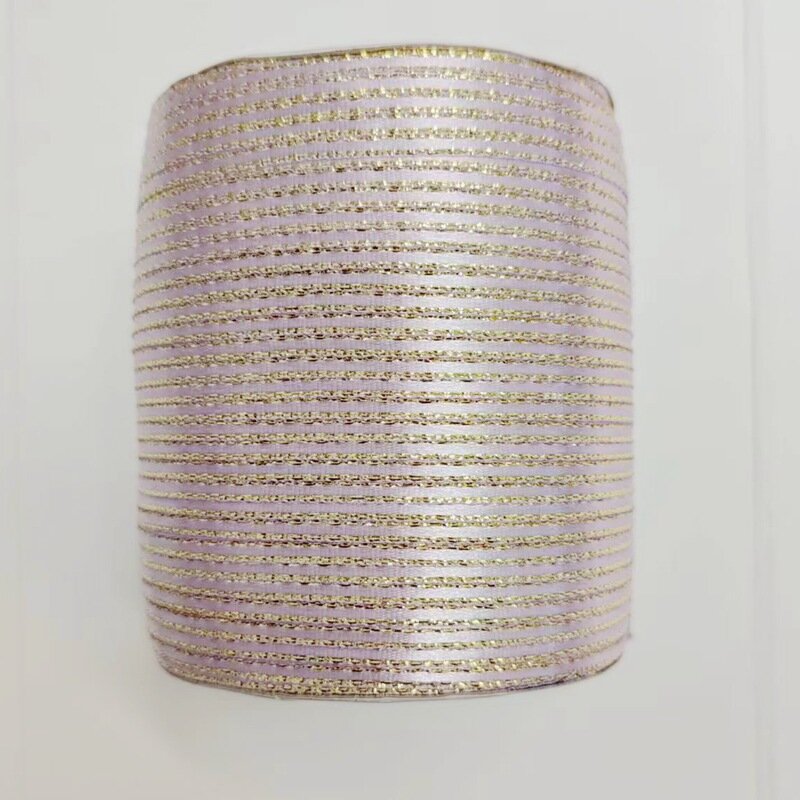 3 мм сатиновая лента с золотым краем, ярко-красная, двойная золотая лента, золотисто-коричневая лента с золотым краем, 0,3 см сатиновая лента с золотым краем