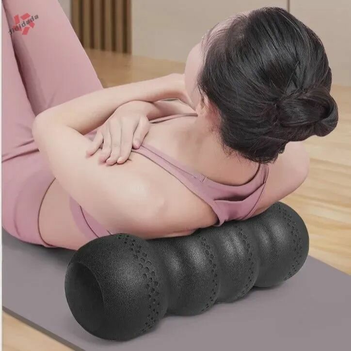 Массажный ролик МФР. Валик для пилатеса и йоги, массажер спортивный для спины