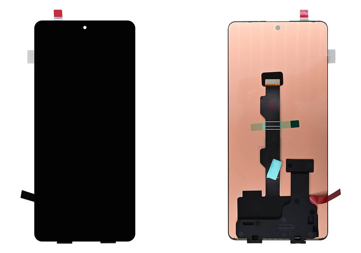 Дисплей (экран) в сборе с тачскрином для Xiaomi Redmi Note 13 Pro 4G, Poco M6 Pro 4G черный OLED / 1080x2400