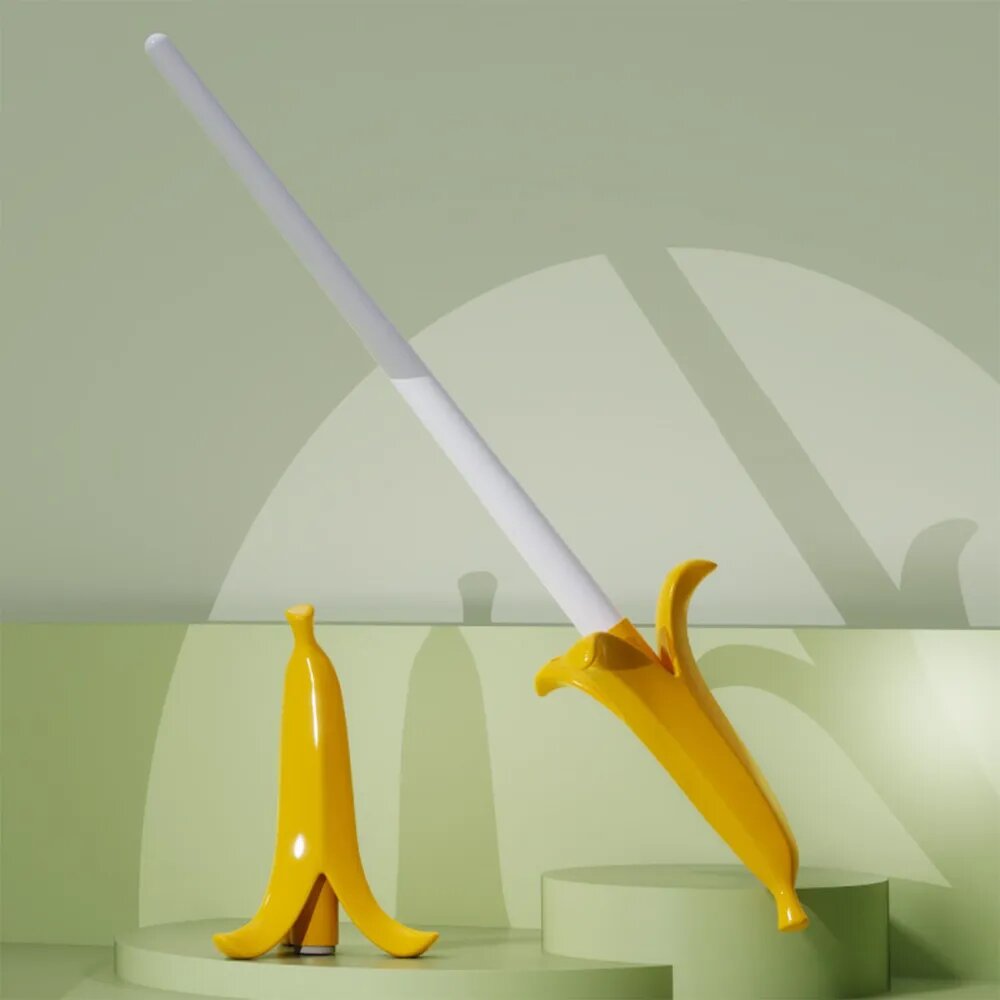 3D-печатный банановый меч выдвижная растягивающаяся игрушка в форме банана для мужчин и женщин