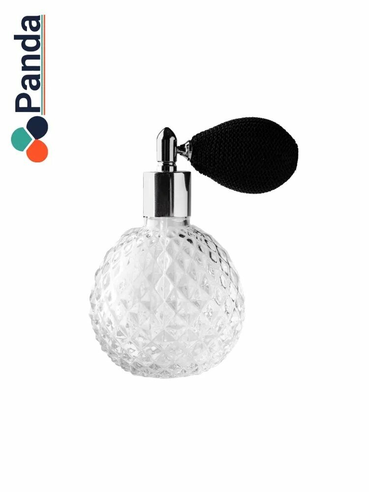 Флакон для парфюма с распылителем, Атомайзер для духов винтажный, Ретро пульверизатор с помпой, 100мл