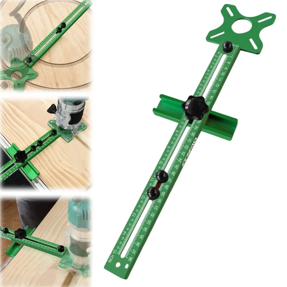 Кронштейн для фрезерования пазов фрезерного станка 3-в-1, шаблон для резки