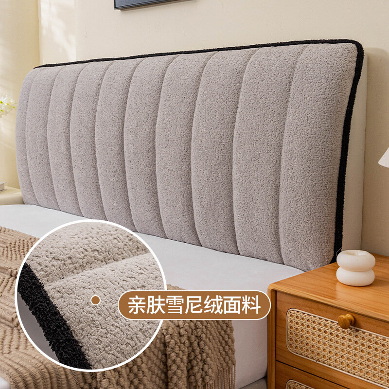 2025 Осень Зима Ченилловый Вельветовый Чехол для Прикроватной Тумбочки Высококачественный Эластичный Полный Охват Утолщенный Антиударный Всесезонный Чехол для Прикроватной Тумбочки