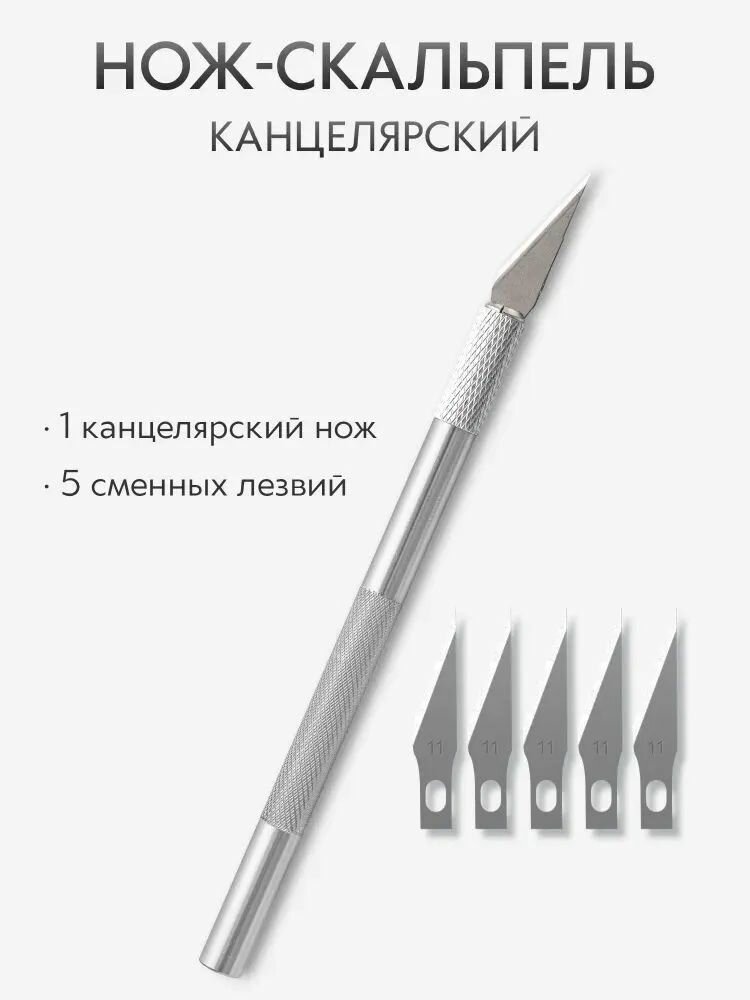 Набор инструментов для моделей (для миниатюрных моделей) + 5 лезвий