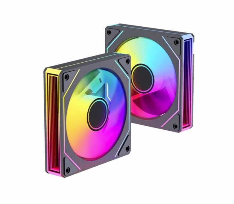 Вентилятор для корпуса Snowman Prysm Mirror (12025R12) (4пин, ARGB 3pin 120x120x25мм, 19-29дБ, 1000-1800 об/мин)