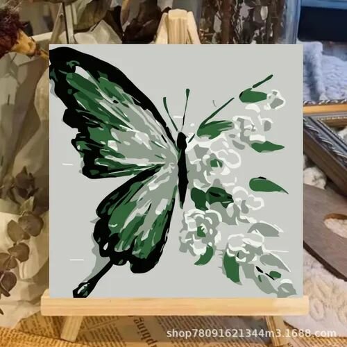 Детская и маленькая картина по номерам на холсте с тематикой природы для девочек 20 х 20