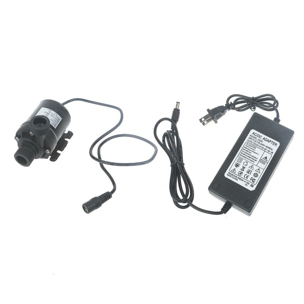 Постоянный ток 12–24 В, солнечный, бесщёточный циркуляционный водяной насос, 24V