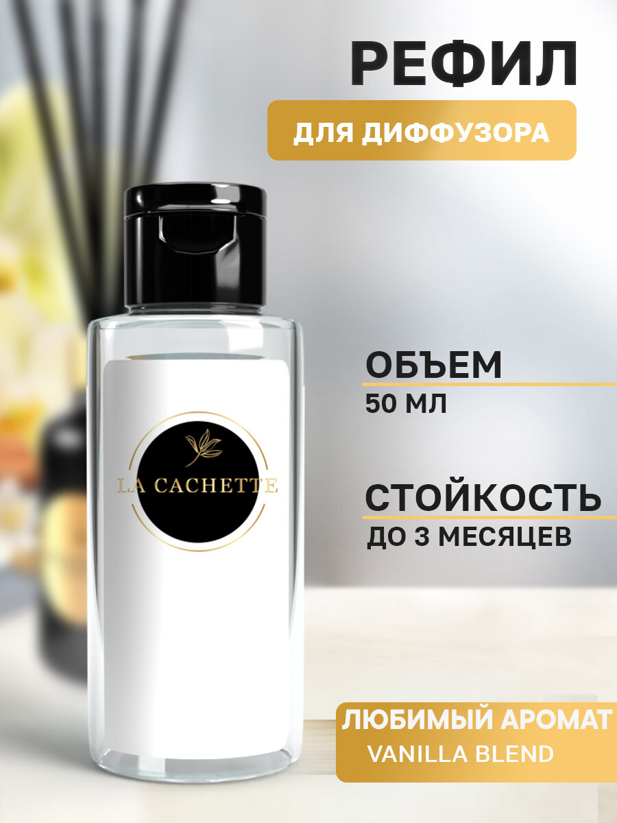 Сменная жидкость для диффузора/рефил U320 Vanilla Blend, 50мл