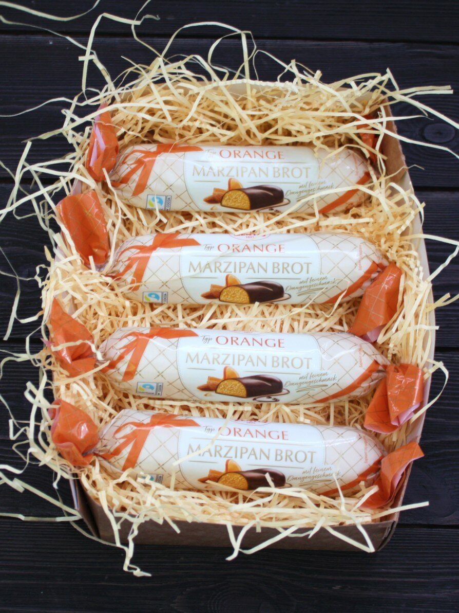 4 марципановые буханки с новым вкусом апельсина