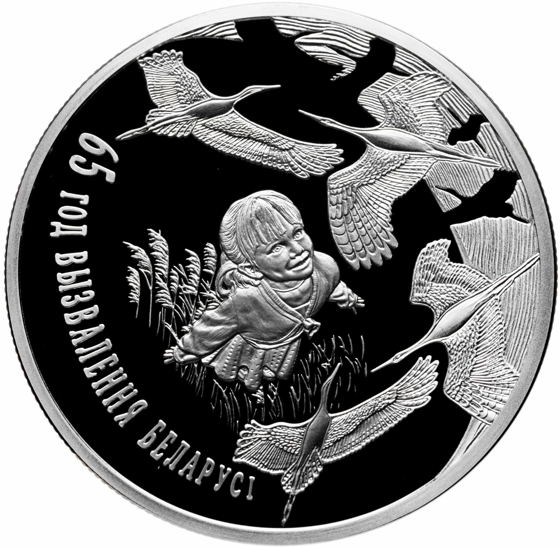 Беларусь 1 рубль 2009 "65 лет Освобождению Беларуси", Мельхиор медь-никель, в сохранности Proof