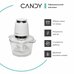 Измельчитель Candy CC-300, Мощность 400 Вт, Стеклянная чаша емкостью 1,2 л,2 скорости работы, Гарантия 1 год