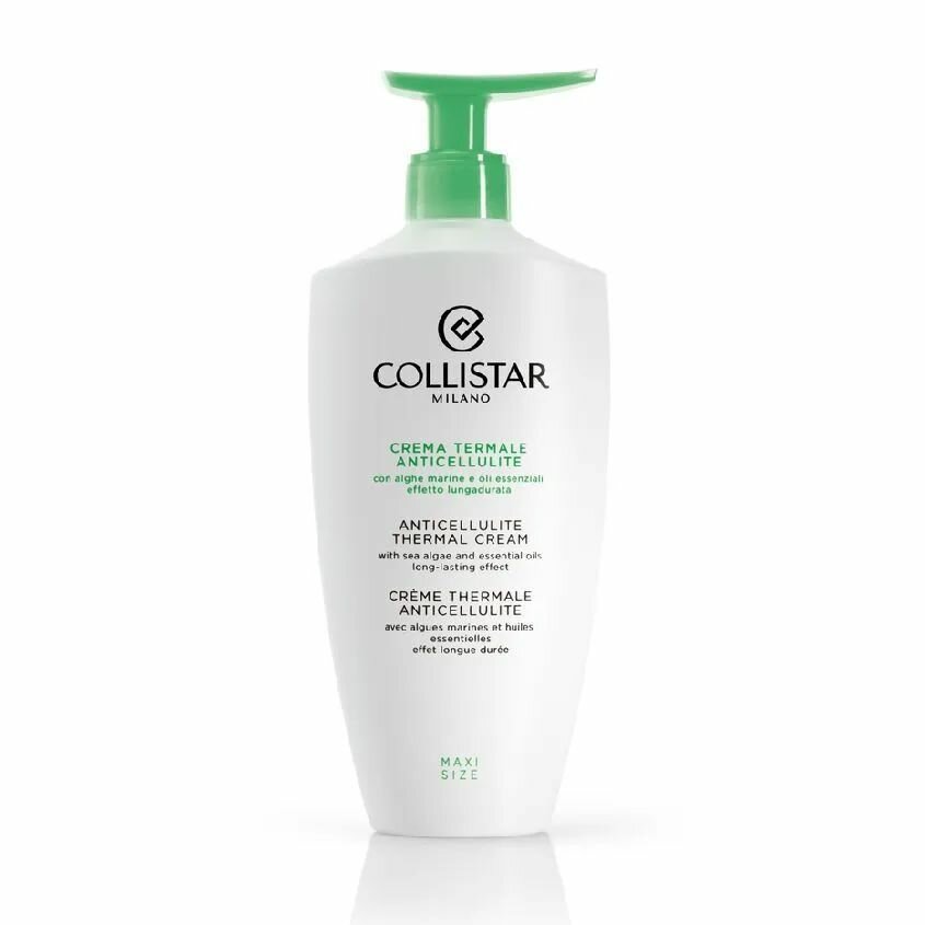 Антицеллюлитный термальный крем, 400 мл, COLLISTAR MAXI SIZE ANTICELLULITE THERMAL (без коробки) CREAM