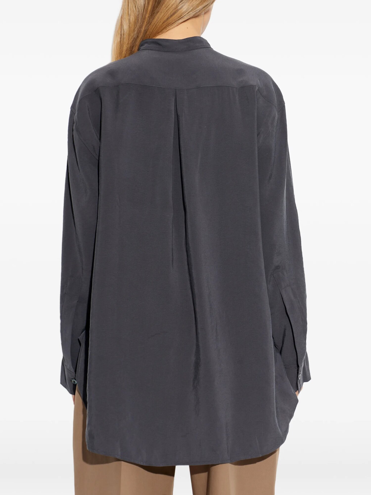 Рубашка Studio Nicholson Buttoned pocket shirt, размер 10, grey — фото 1