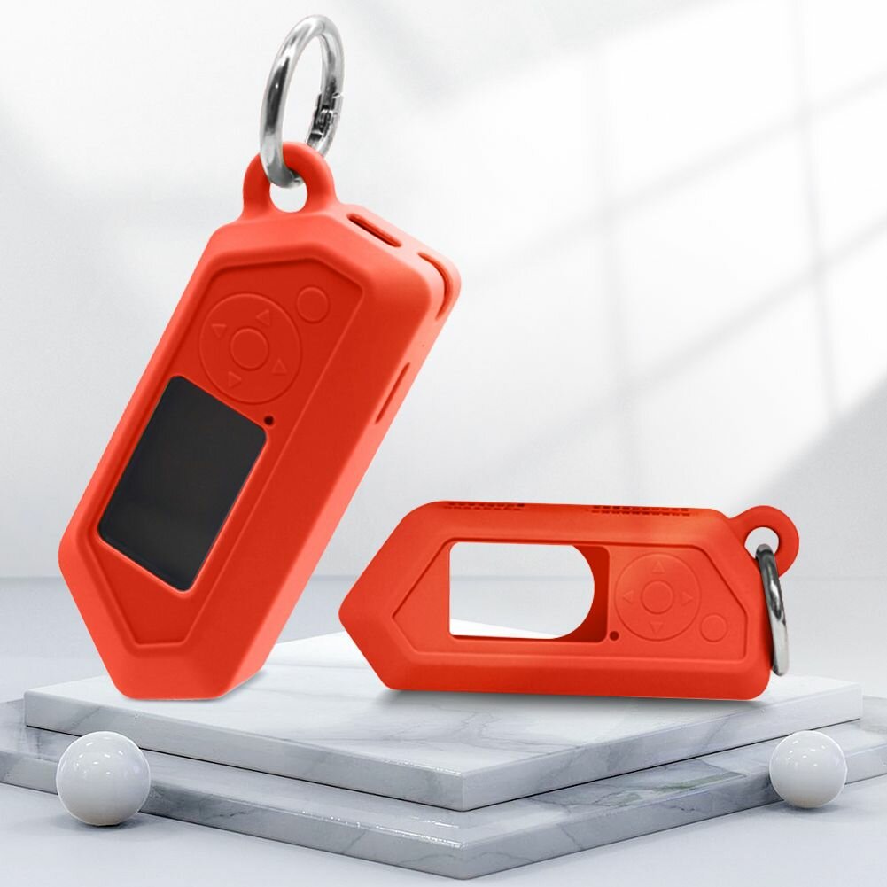 Растягивающийся силиконовый универсальный чехол, устойчивый к царапинам, ударопрочный и портативный, с зажимом-карабином для Flipper Zero