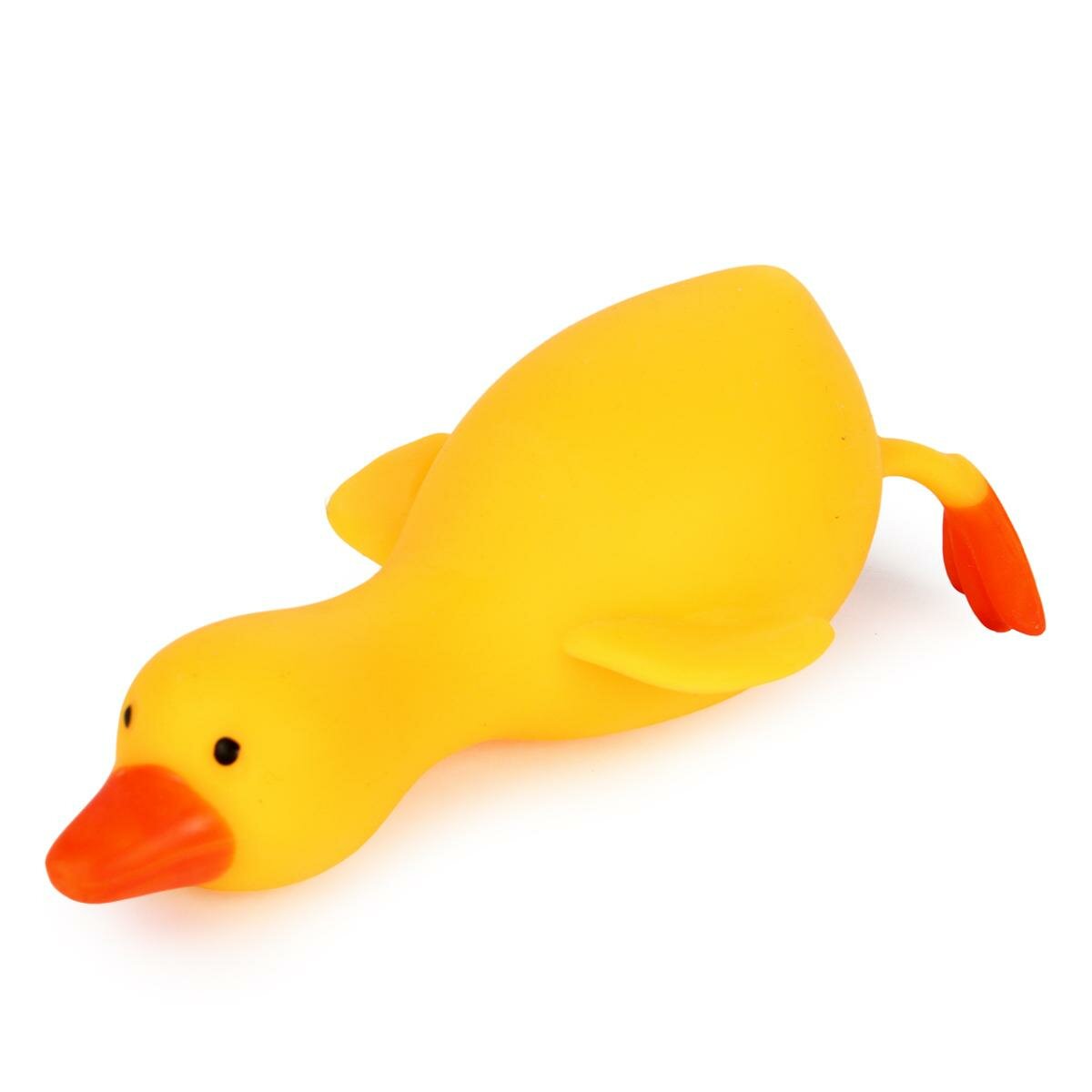 Мякиш утка 17 см, антистрессовая игрушка из полимера для релаксации