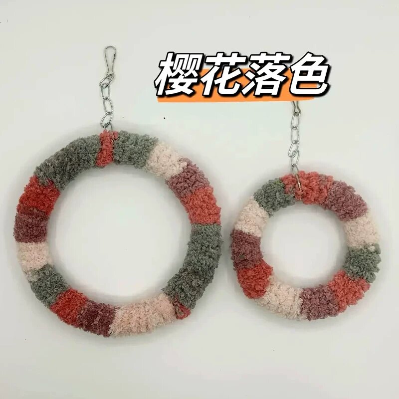 Большая деревянная подставка-качели для попугаев, игрушка для тигрового попугая, неразлучника, моринги, натуральное