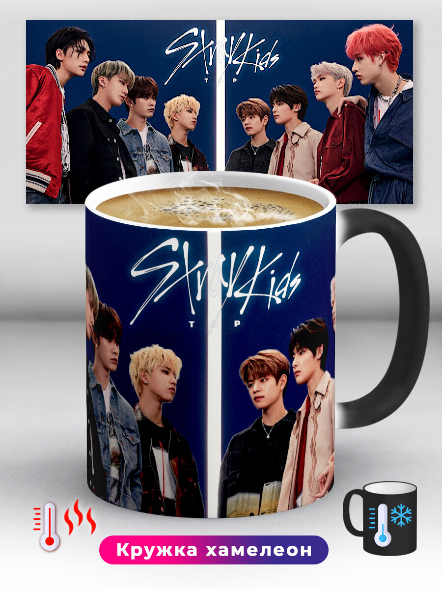 Кружка хамелеон Stray Kids K-POP