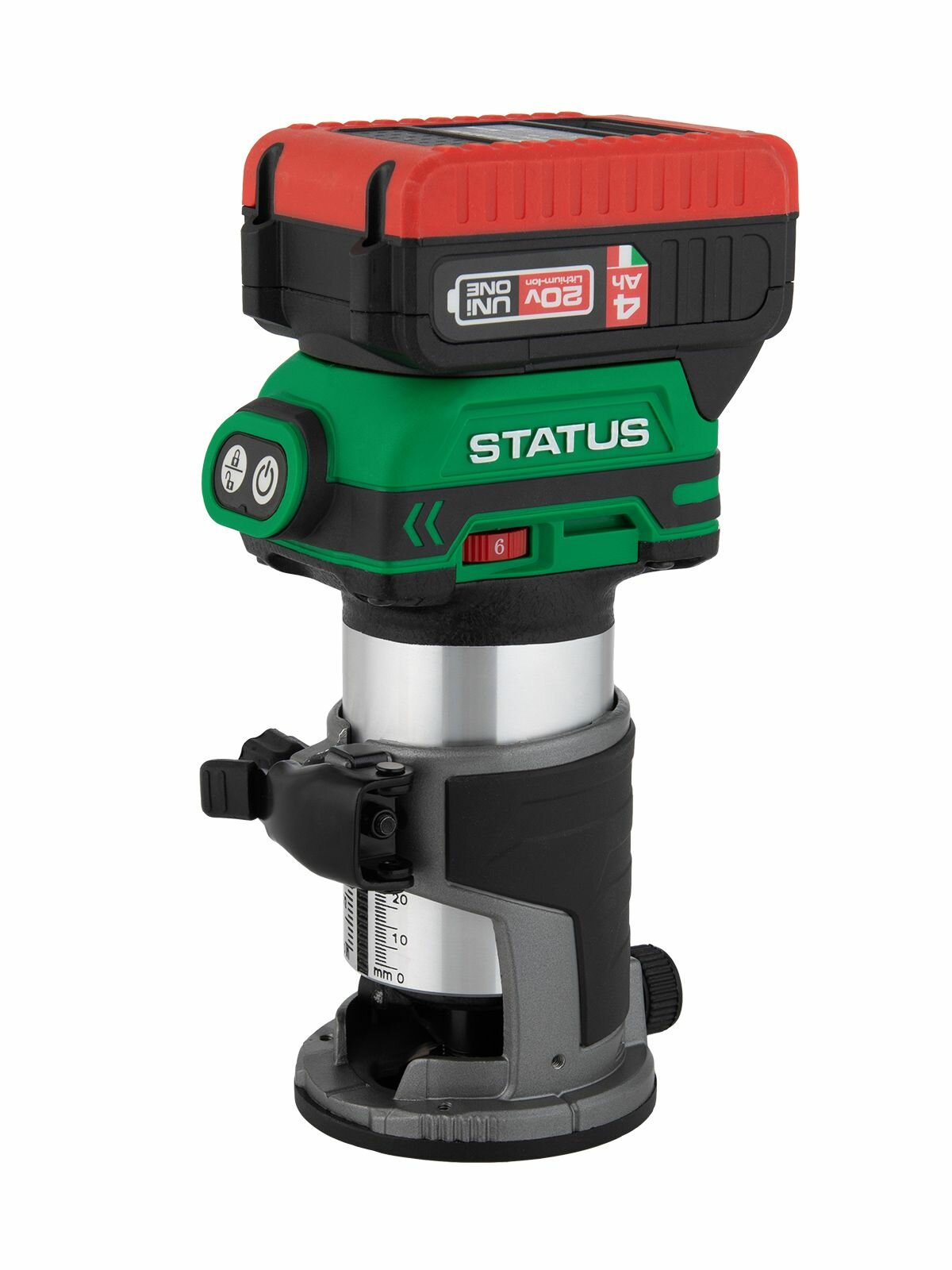 Аккумуляторный бесщеточный кромочный фрезер STATUS RH750BL профессиональный инструмент