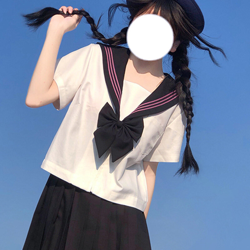 Формальный комплект JK, летний моряцкий костюм, базовый полный комплект, женский японский стиль, студенческий стиль, школьная форма