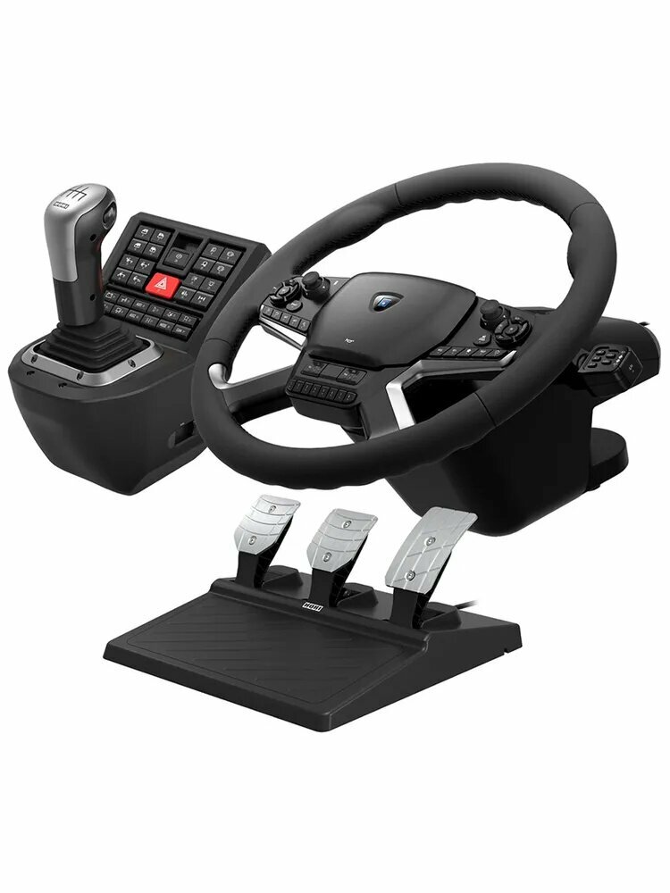 Набор контроллеров рулевого колеса HORI OKA 2 с силовой обратной связью для симулятора грузовых автомобилей на ПК
