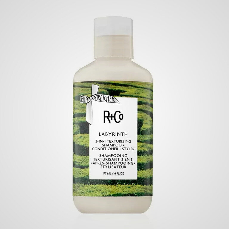 3-в-1 шампунь + кондиционер + текстурайзер лабиринт 177 мл R+Co LABYRINTH 3-in-1 Texturizing Shampoo + Conditioner + Styler Шампунь 177 мл