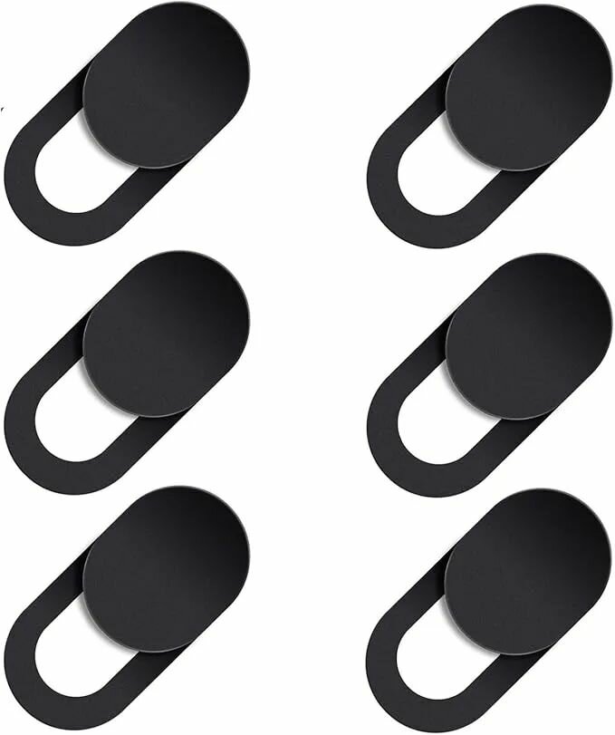 Защитная накладка на камеру с механизмом слайдера, блокировка объектива для конфиденциальности, для ноутбуков и мобильных устройств, 6 штук в комплекте