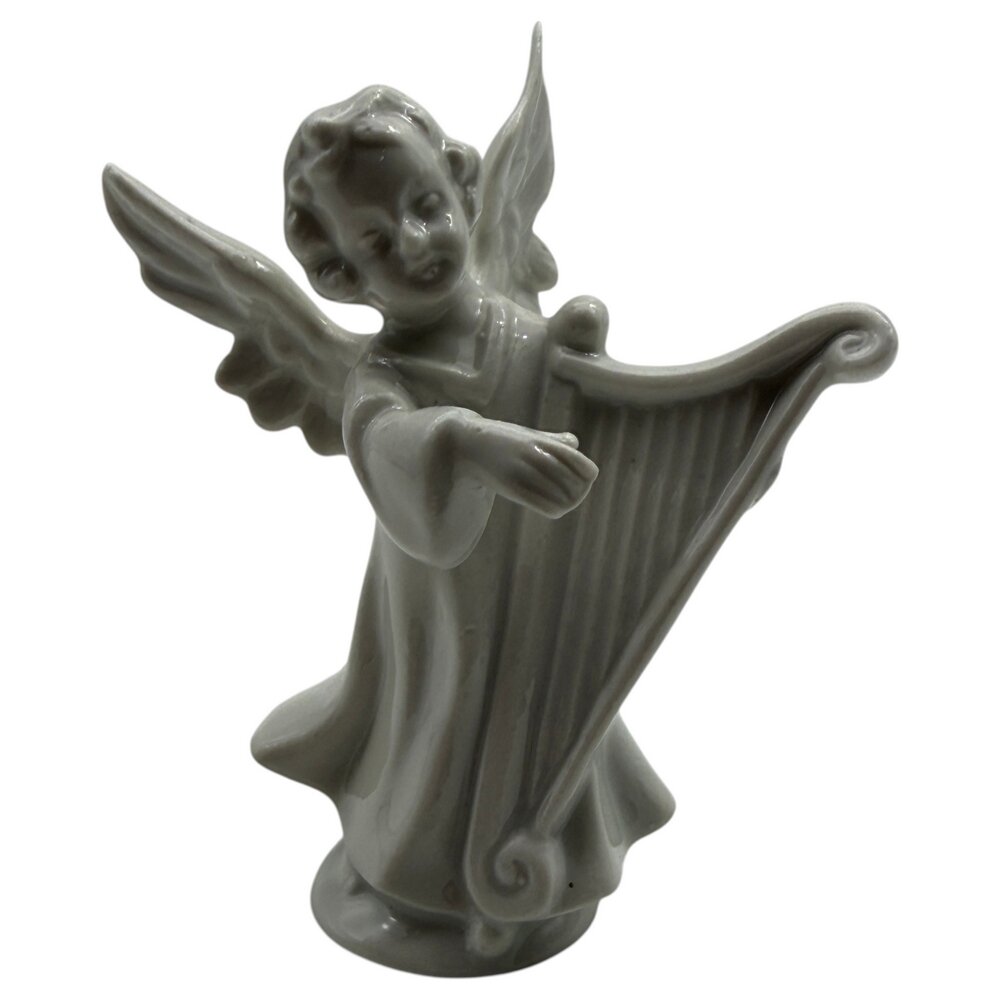 Статуэтка "Ангел музыкант Арфа", 9 см, фарфор, 1970-1980 г, Европа