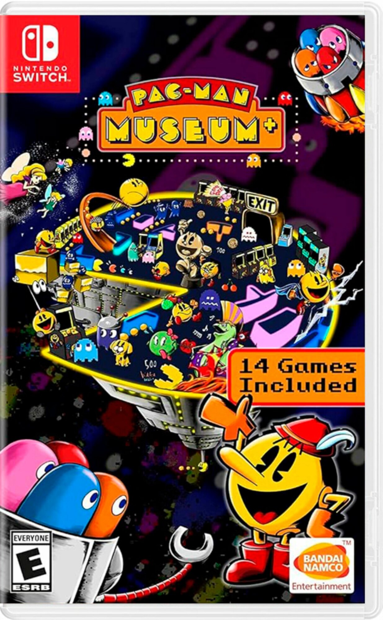 Pac-Man Museum + (Игра на картридже) [Nintendo Switch, английская версия]