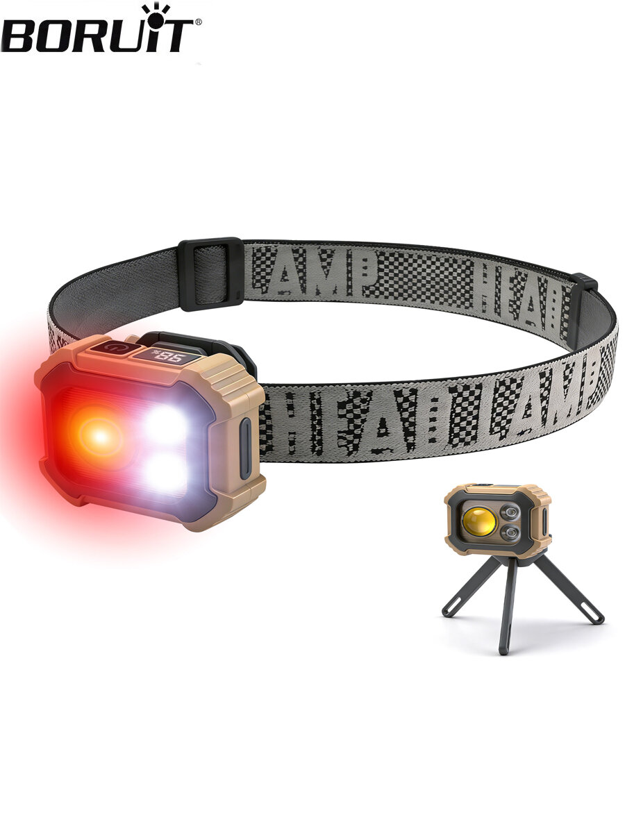 Налобный фонарь BORUiT COB