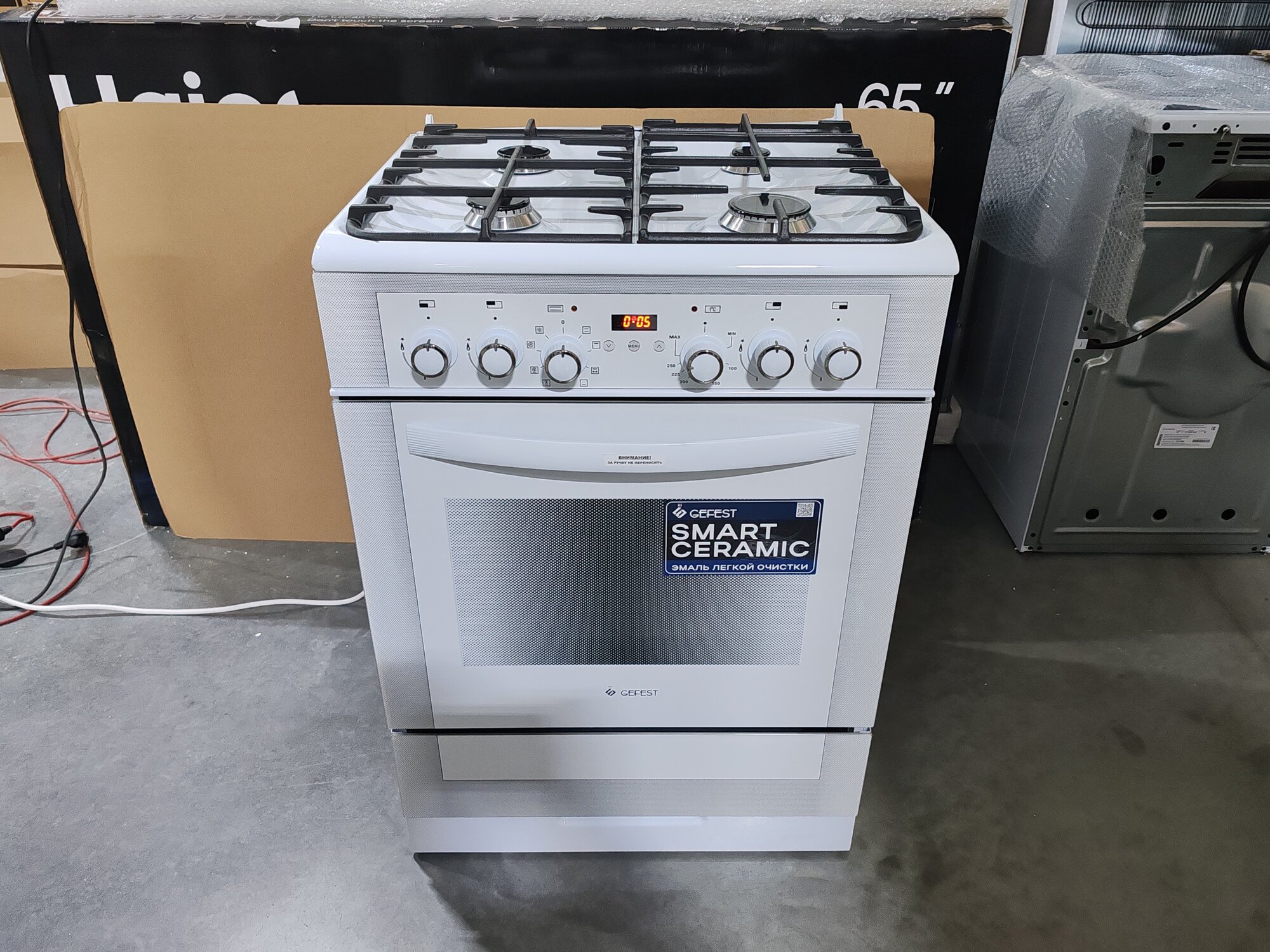 Комбинированная плита Gefest ПГЭ 6302-04 0040, белая