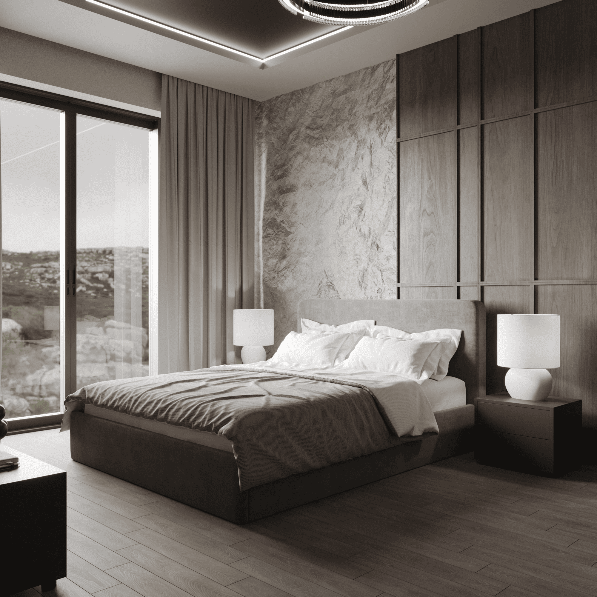 Кровать Айсберг 140х190, мягкое изголовья , дизайн решения , минимализм , комфорт, уют