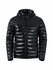 Куртка HUGO Hooded zip-up jacket, размер S, black/black
