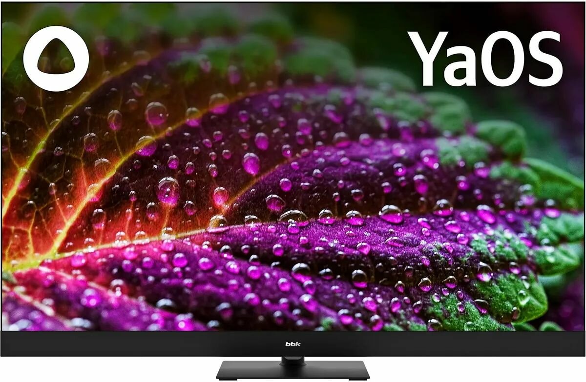 50" Телевизор BBK 50LED-8259/UTS2C (B) QLED, 4K Ultra HD, черный