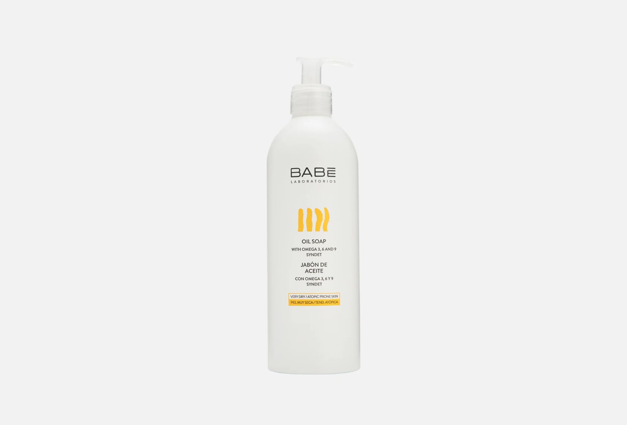 Мыло для рук и тела Laboratorios Babe OIL, для атопичной кожи, 500 мл