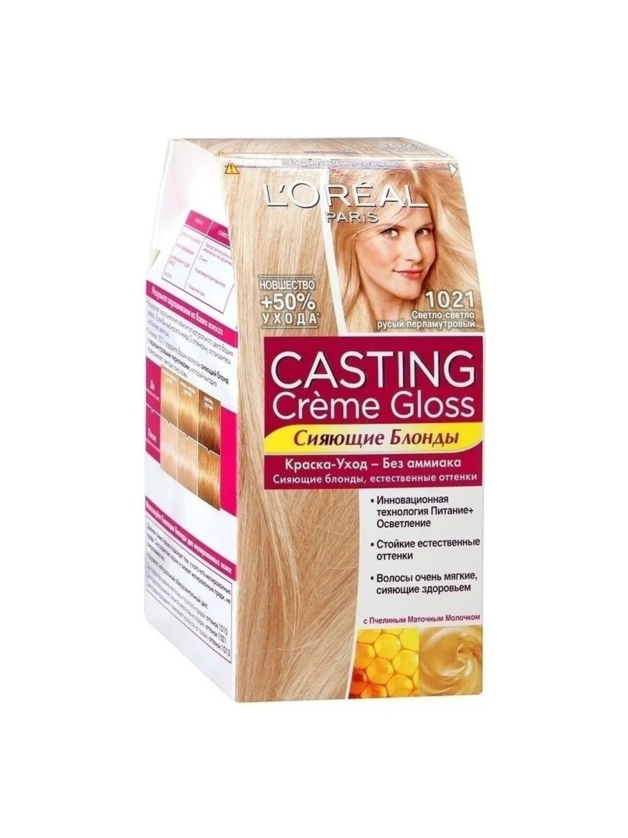 Краска для волос L'Oreal Paris стойкая Casting Creme Gloss 1