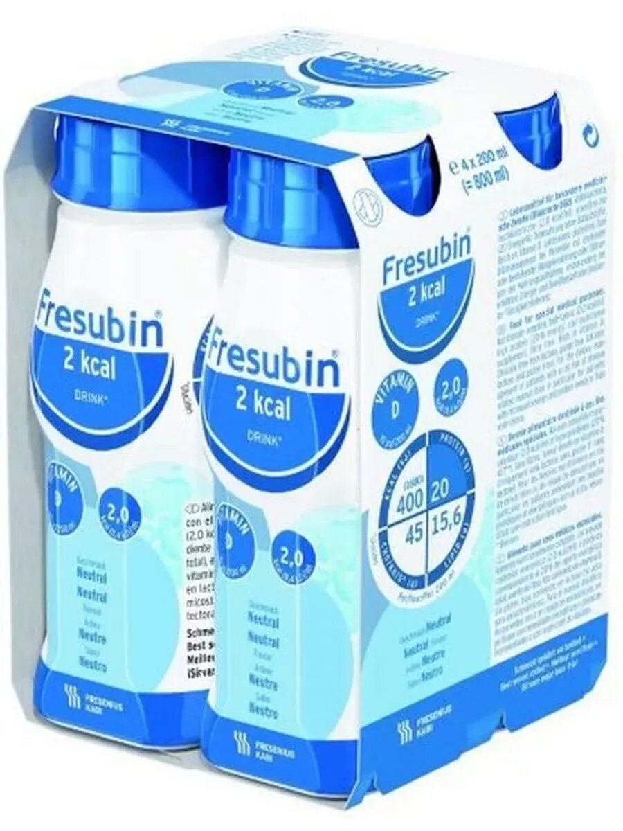 Напиток 2 ккал со вкусом нейтральный 4 бут по 200 мл - 1 уп