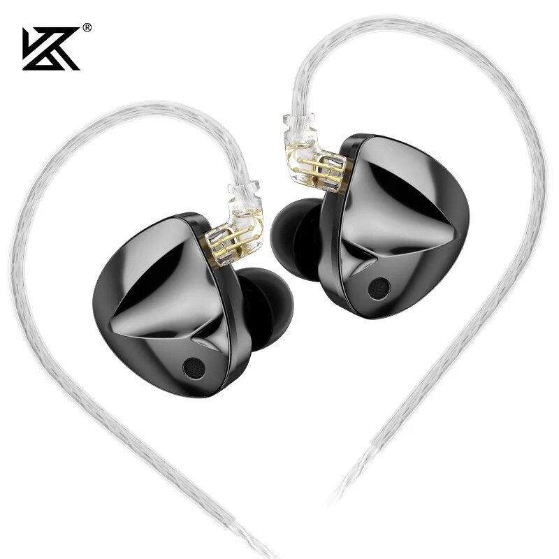 Наушники KZ-D-Fi с шумоподавлением, Hi-Fi басовые наушники-вкладыши, 4-уровневые наушники с переключателем настройки, спортивная гарнитура со стереозвуком