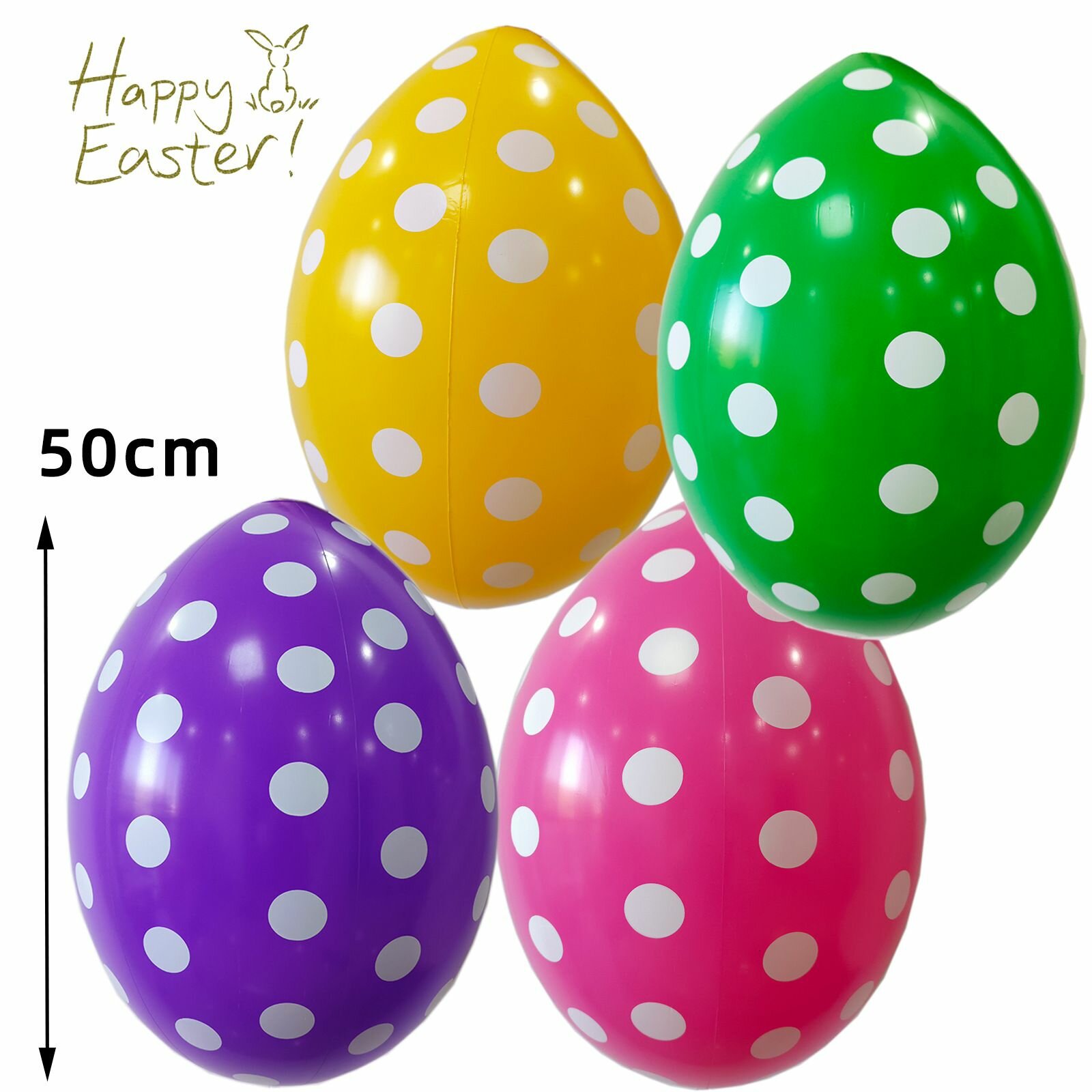 Пасхальные надувные яйца