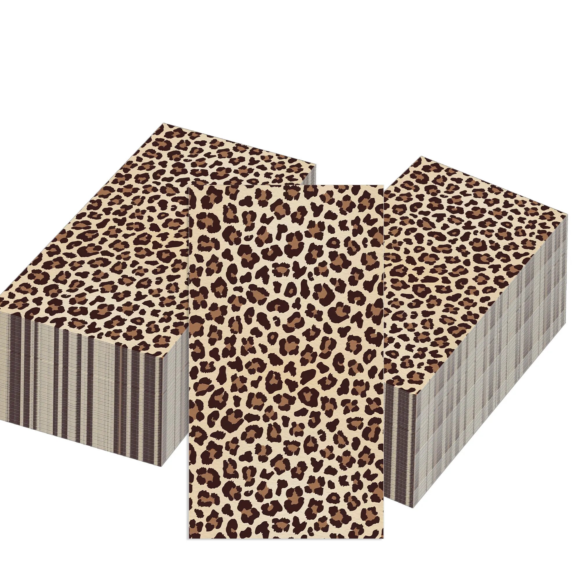 Одноразовые салфетки леопард 20шт, Leopard-CZJ212