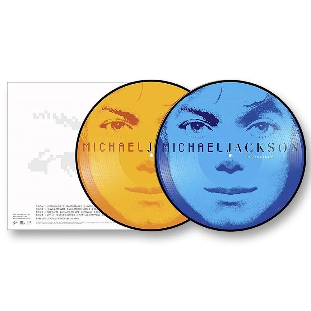 Michael Jackson Invincible + 2 шт.+Пластинка виниловая современная