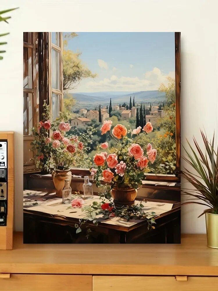 Картина "Печать струй", 40х30 см