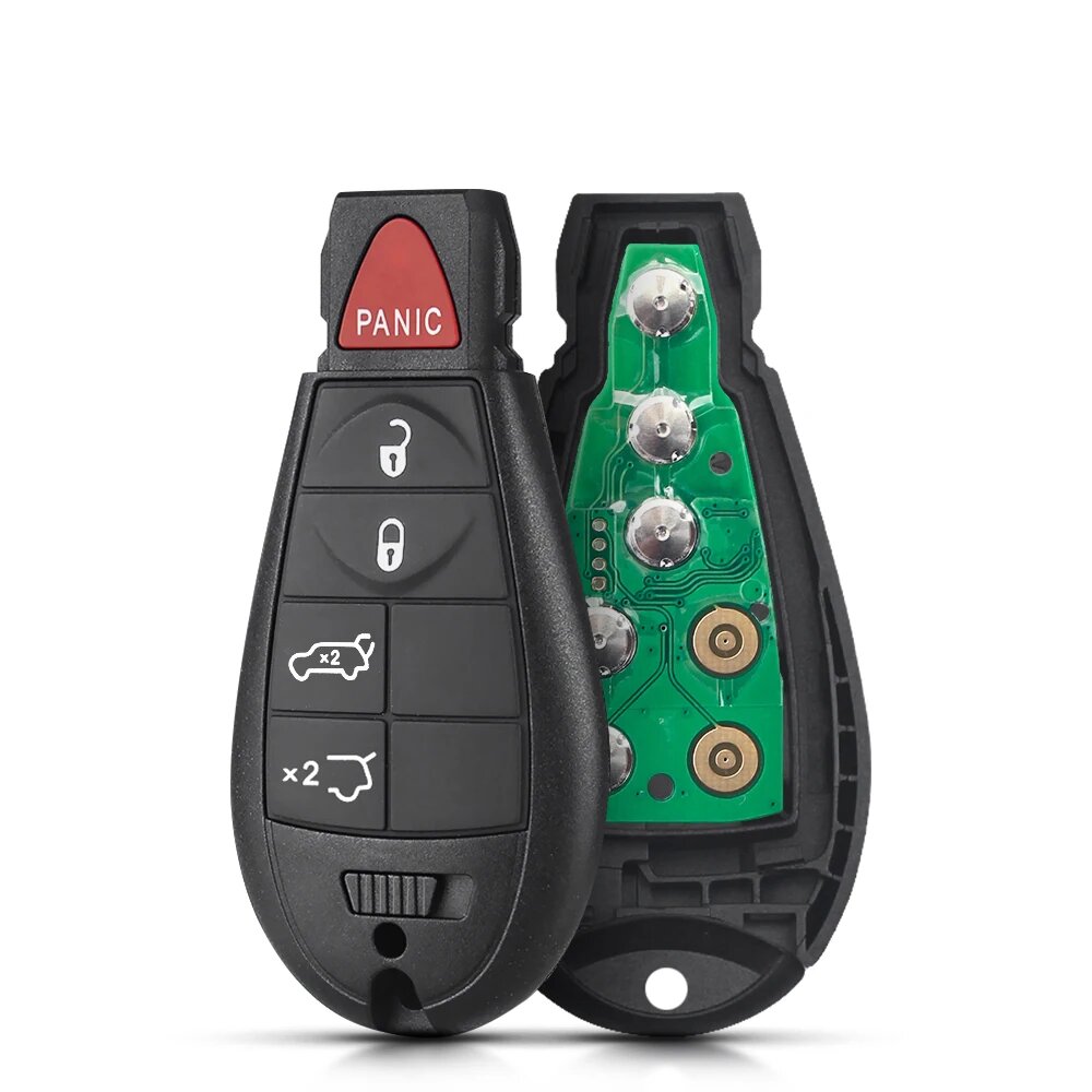 Смарт-ключ KEYYOU для Chrysler M3N5WY783X, 433 МГц, 4 кнопки, дистанционный Автомобильный model 9