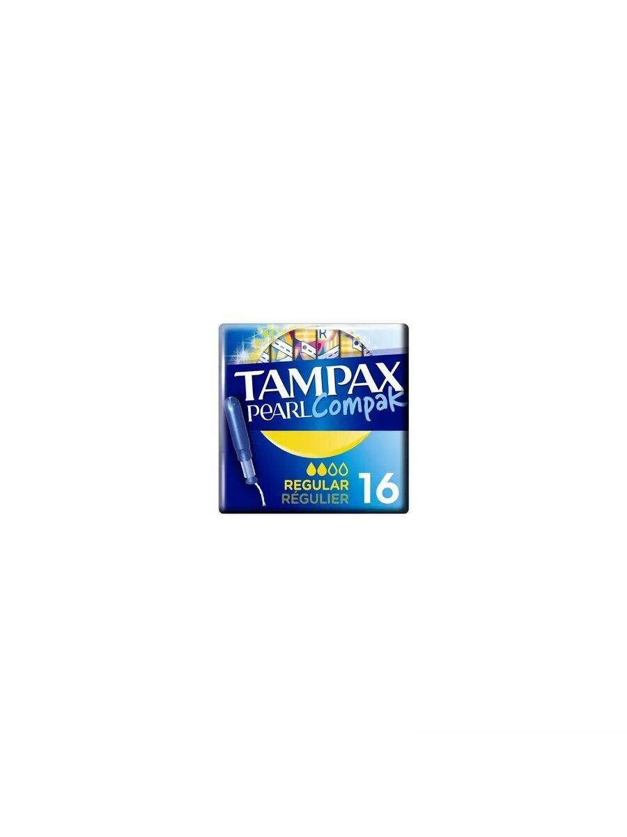 Тампоны с аппликатором TAMPAX Compak Regular, 16 шт