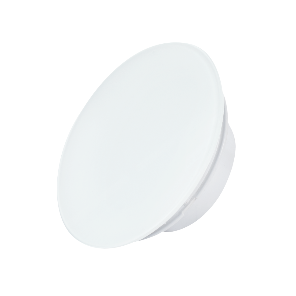 Вытяжной вентилятор Mmotors ММ-Р 01 100, 90 м3 /ч, круг, глянец, с обратным клапаном, пластик